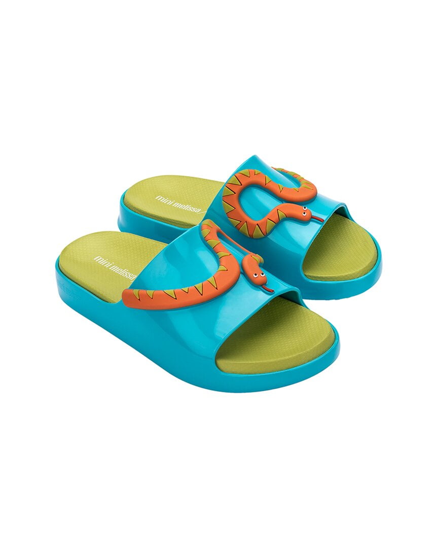 Mini Melissa Cloud Slide + Fabula Slide, 12, Blue - Walmart.com