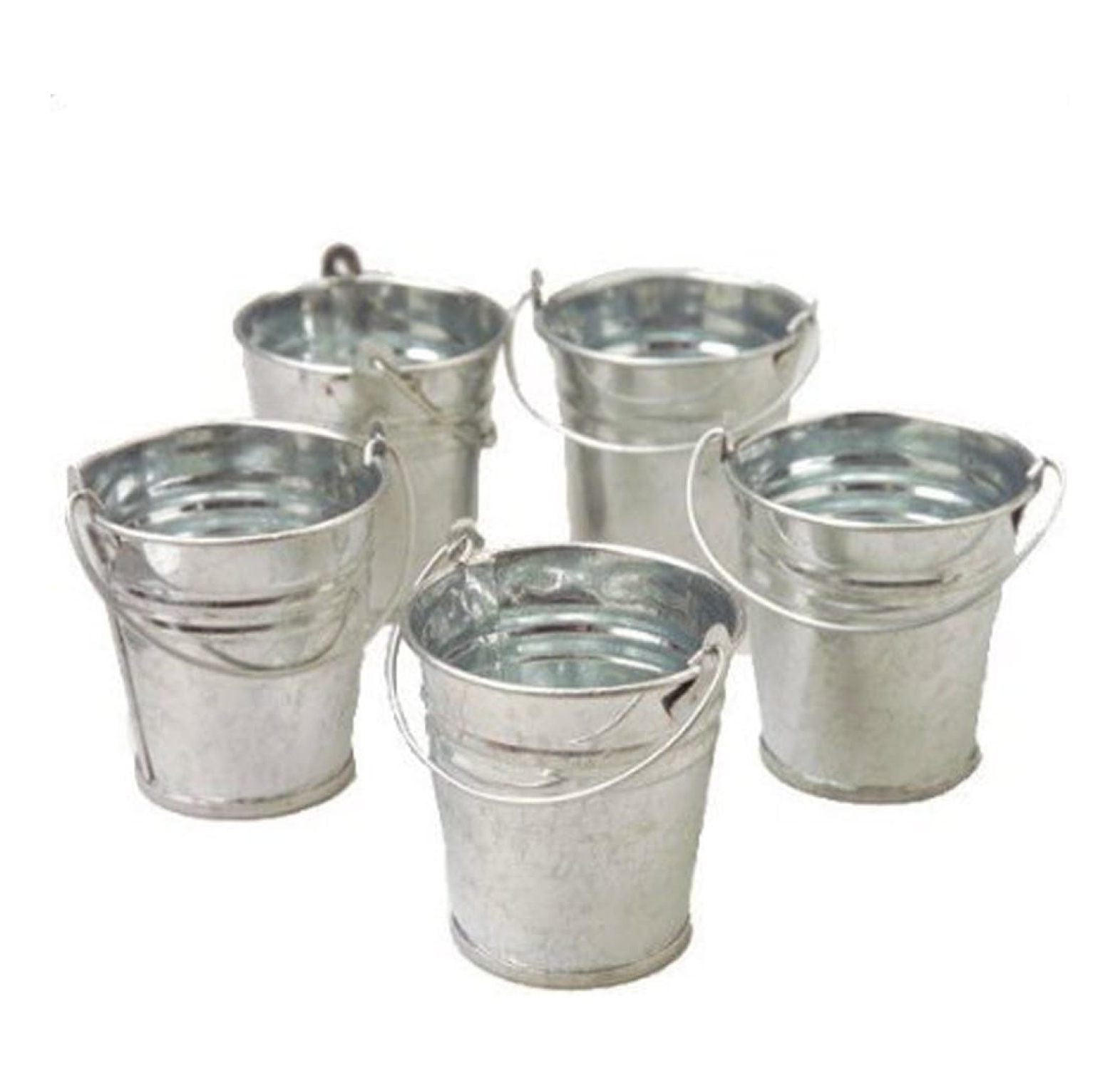 Mini Metal Buckets, 24 Count, 2 Packs of 12 - Walmart.com