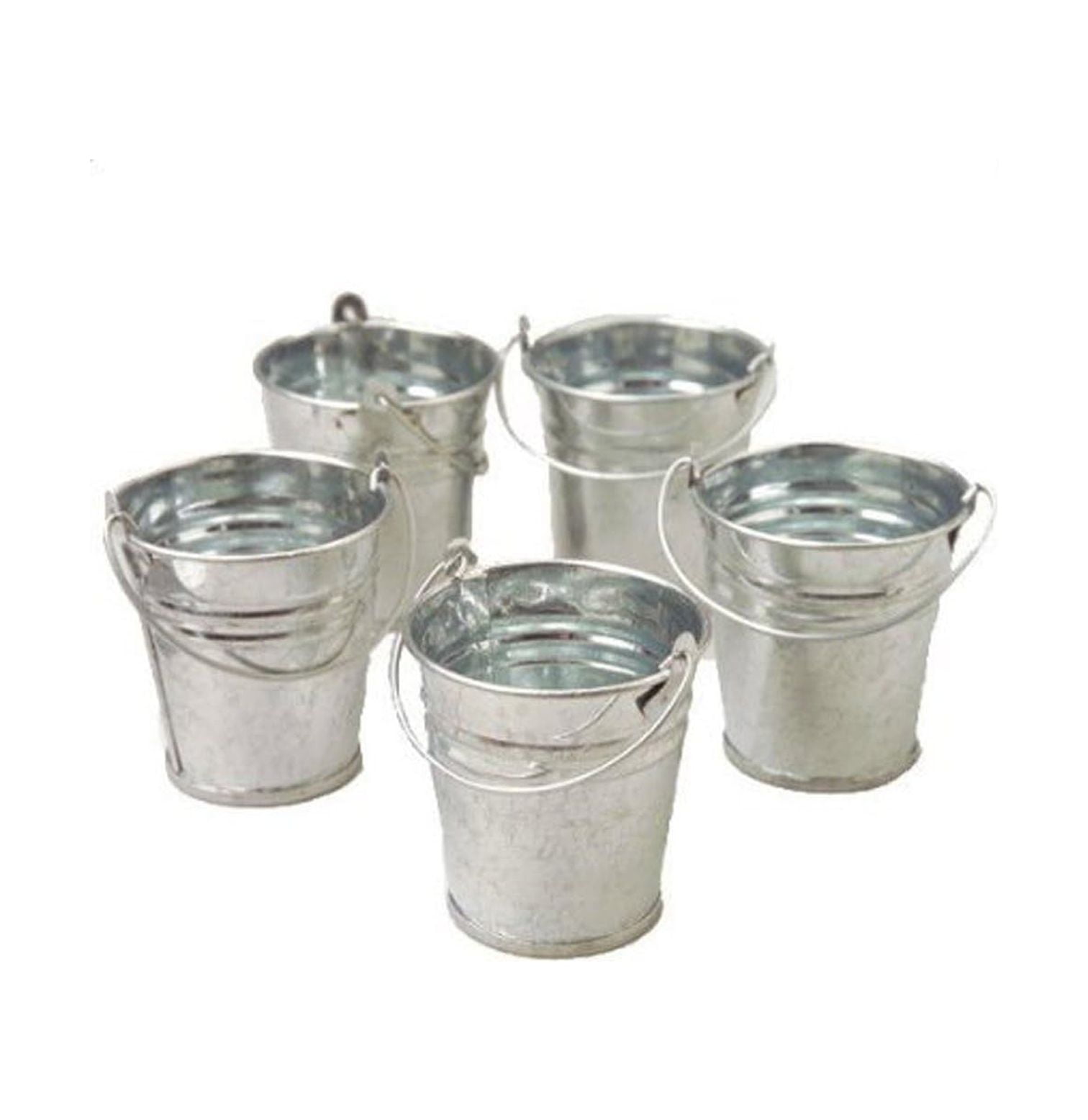 Mini Metal Buckets, 24 Count, 2 Packs of 12 - Walmart.com