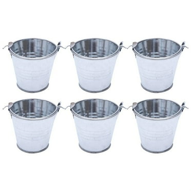 "Ashland® 6.3"" Small Metal Galvanized Pail for Indoor Use" - Walmart.com
