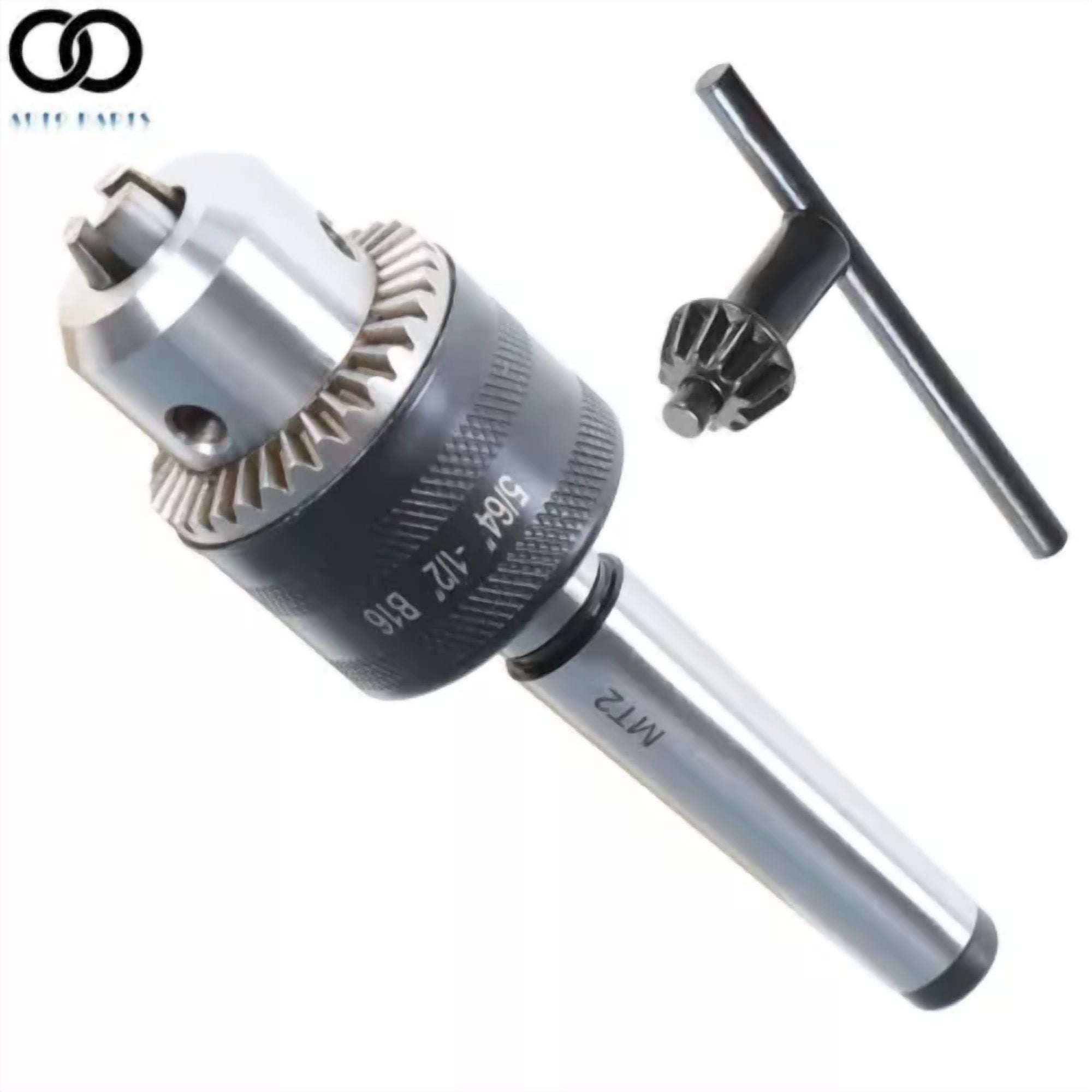 Mini Metal Lathe Tail Stock Drill Chuck Tool With Mt2 Morse Taper Arbor ...
