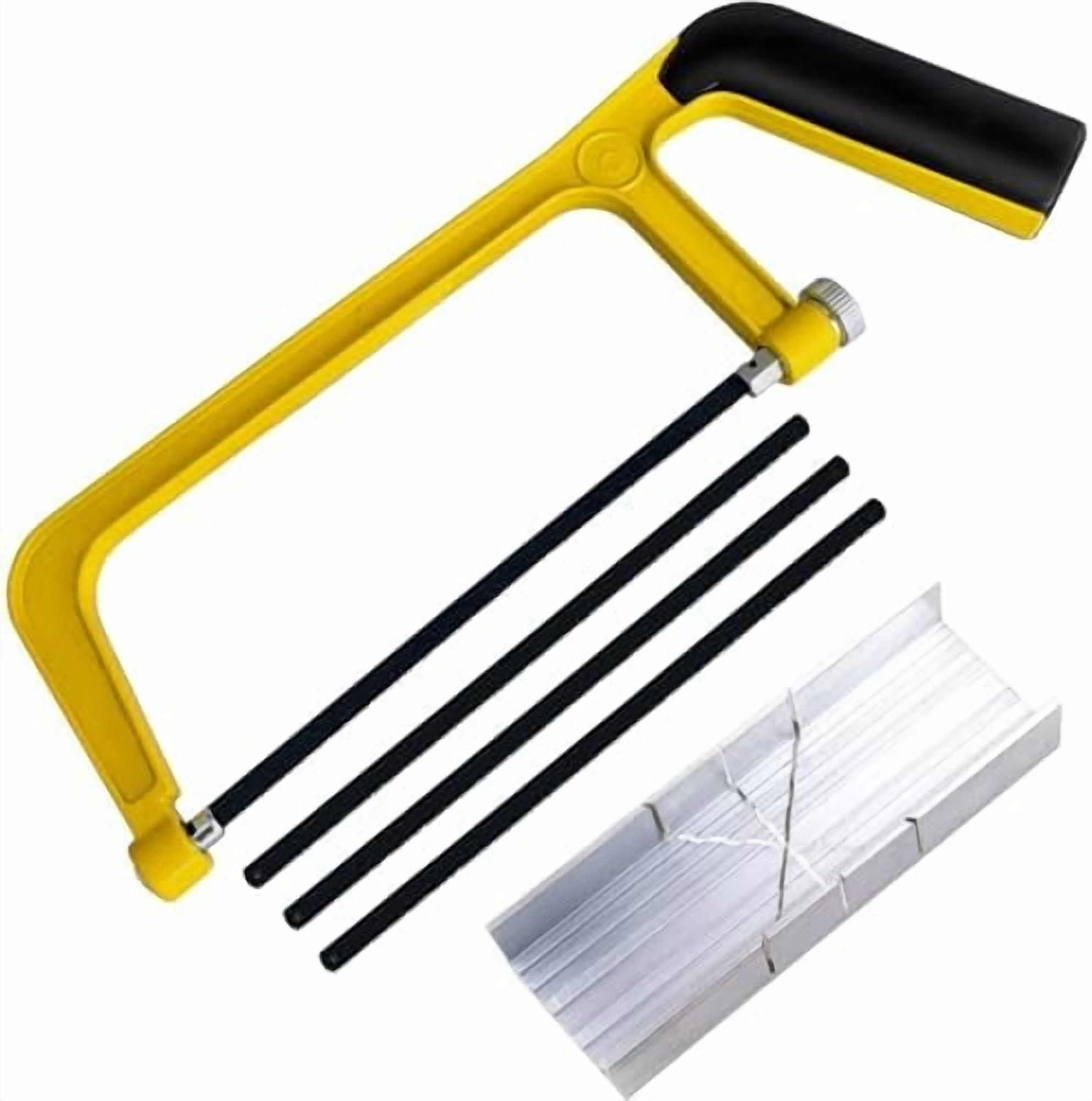 Mini Metal Mitre Box and Saw Set, 6 Inch Extra Fine Cut Hand Saw, 5.3 ...