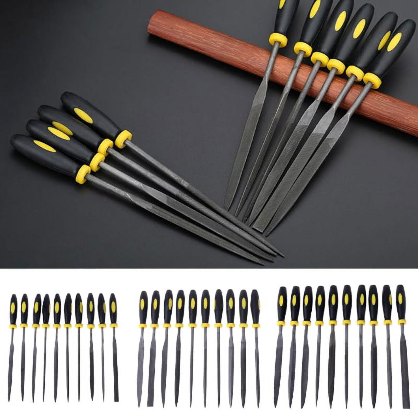 Mini Metal Rasp Needle Files Set Wood Carving Tools for Steel Rasp ...