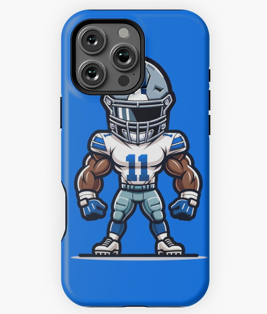 Mini Micah Parsons Pro Toon Dallas Phone Case for iPhone 16 15 14 13 12 ...
