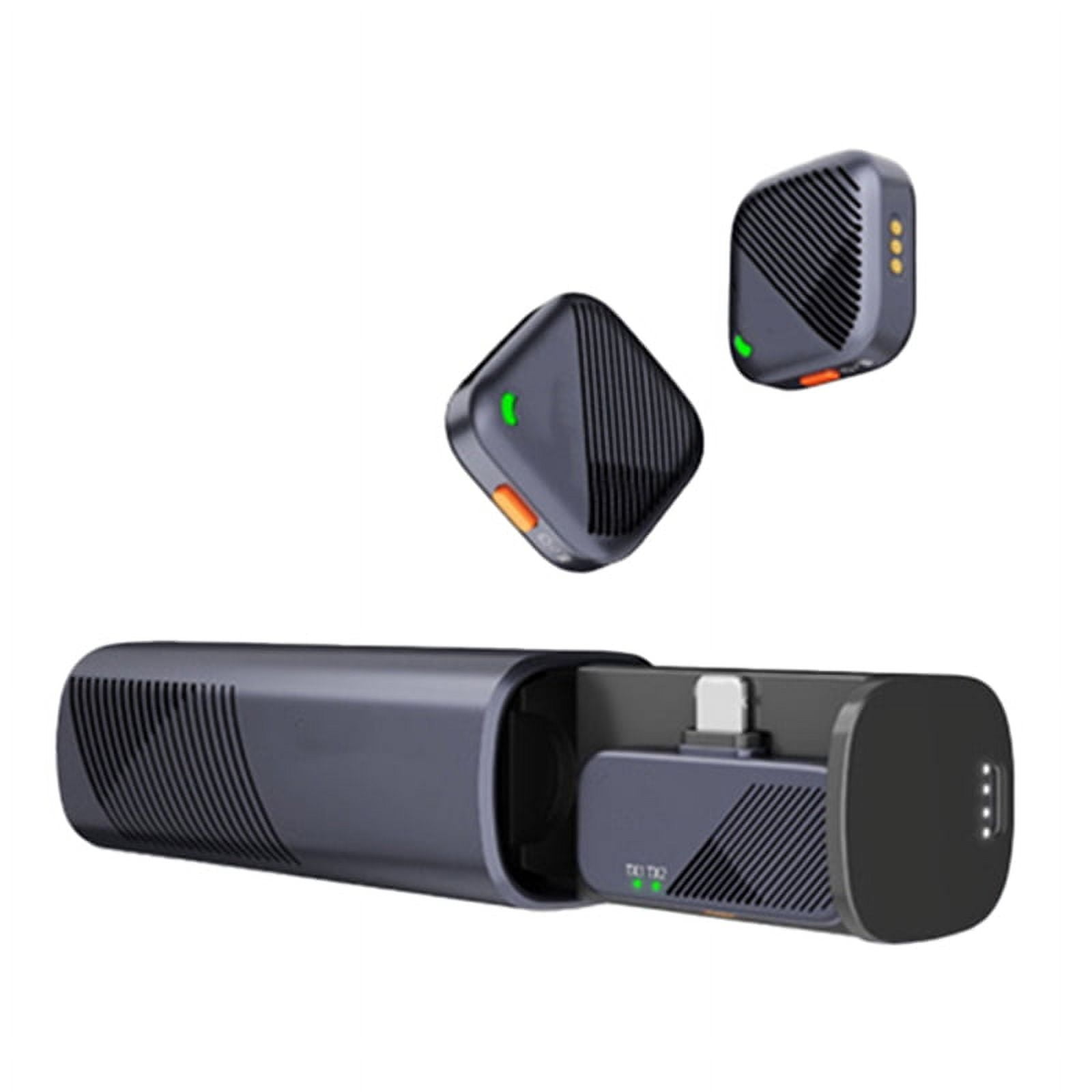 Mini Microphone 2.4GHz Wireless Microphone System Receiver Transmitter ...