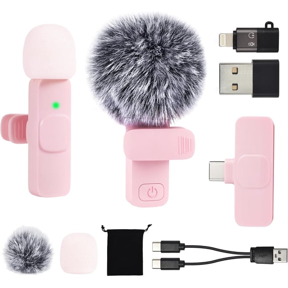 Mini Microphone for Android Phone Tablet ipad PC, Usb C Lavalier Mic ...