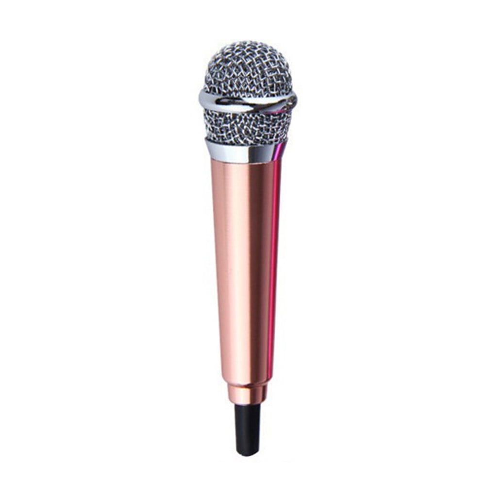 Mini Microphone High Fidelity Sensitive Aluminum Alloy 3.5mm Handheld ...