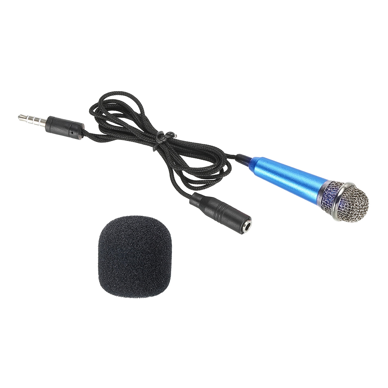Mini Microphone Portable Vocal Microphone Blue for Singing Pack of 1 ...