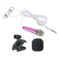 Mini Microphone Portable Vocal Microphone Rose Red for Singing with ...