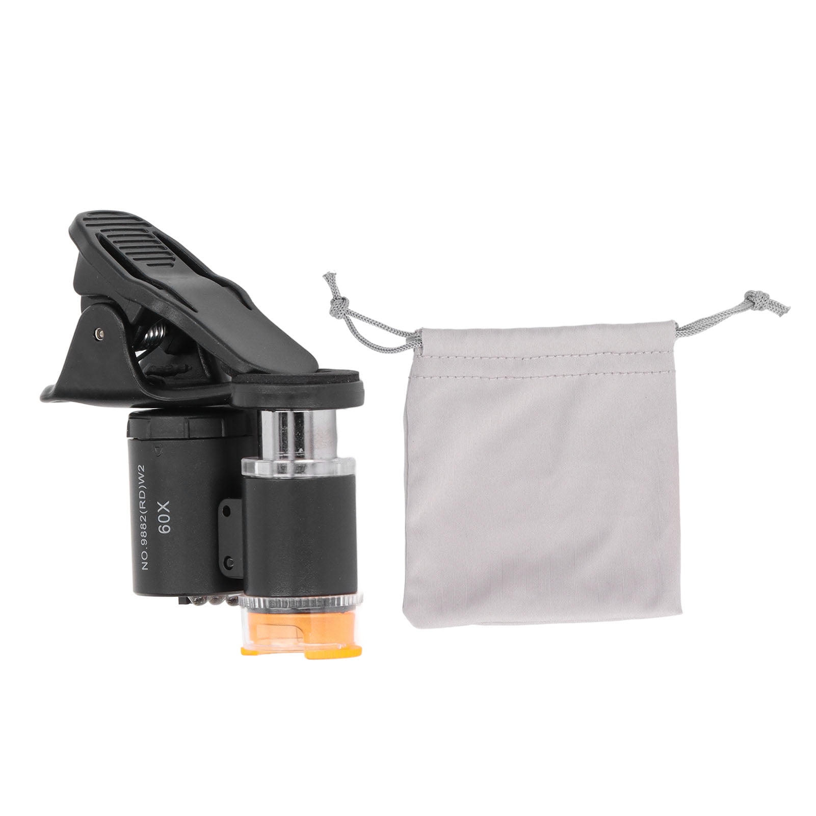 Mini Microscope,60 x Portable Handheld Microscope,Warm and Cold Light 2 ...