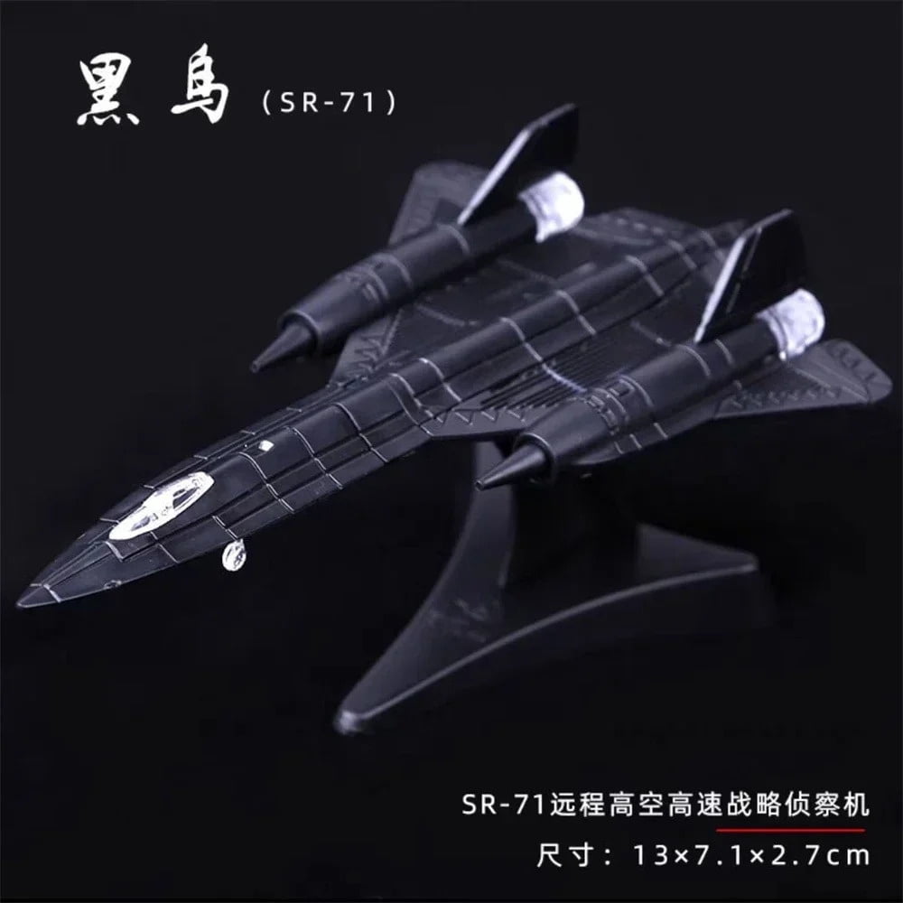 Mini Military Models USAF Blackbird SR-71 Assembly Fighter Plastic ...