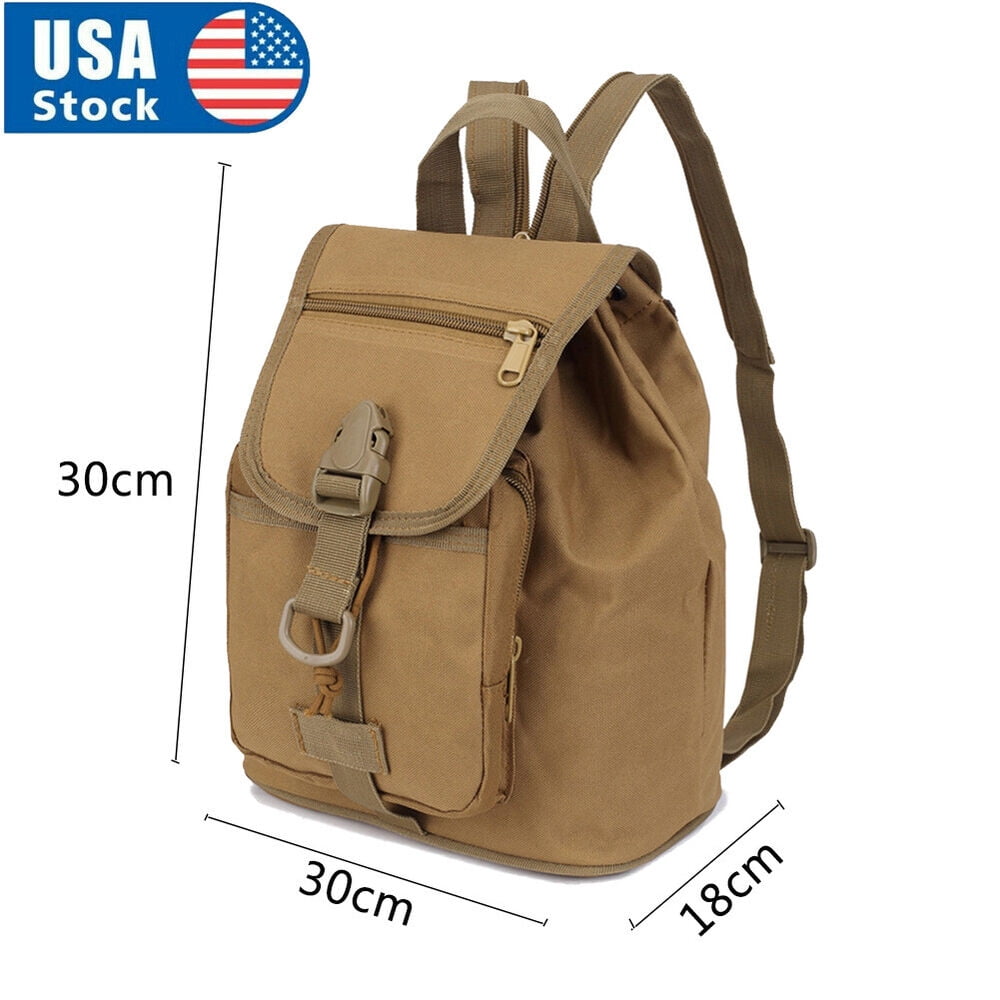 Mini Military Rucksack Camouflage Small Backpack MOLLE Tactical Nylon ...