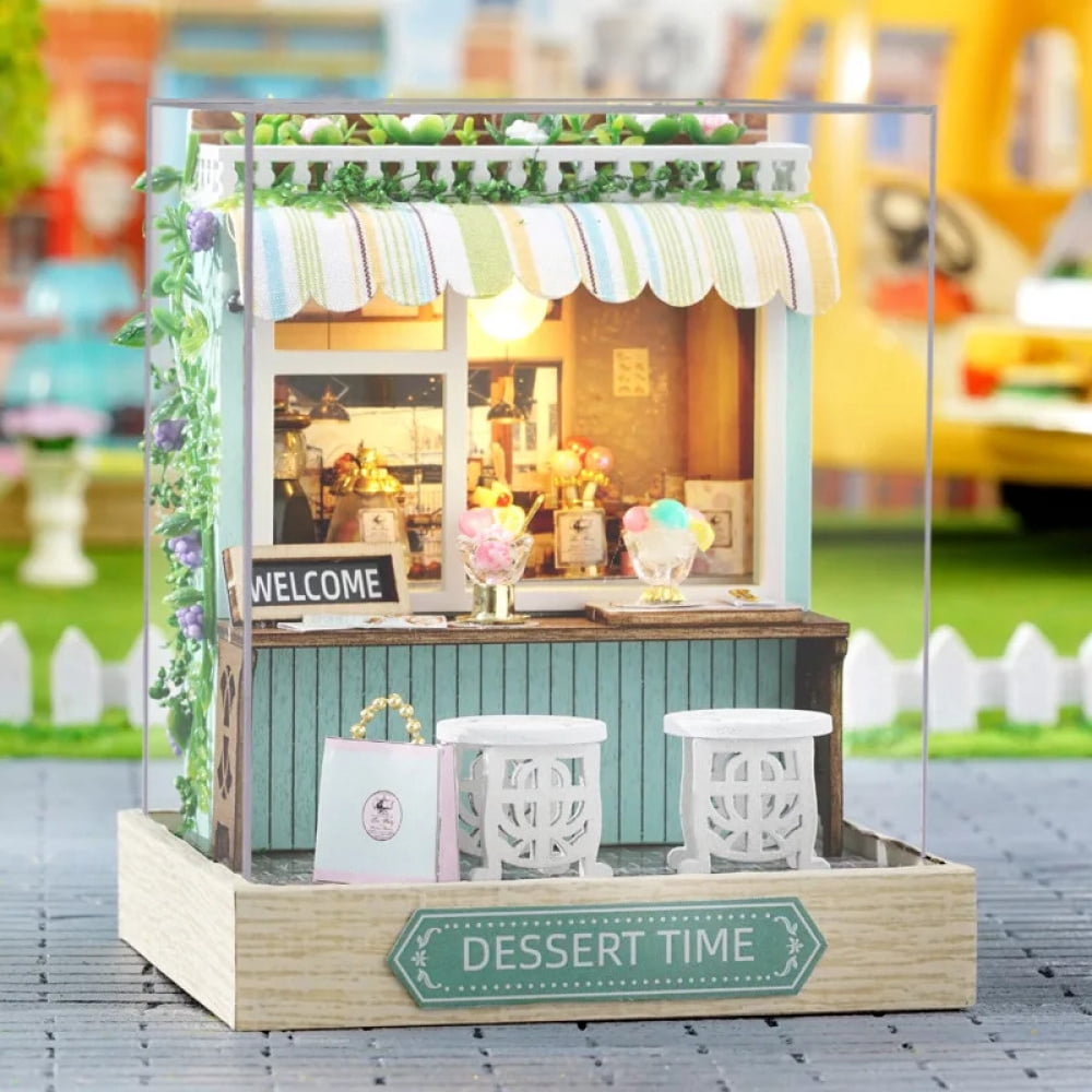 Mini Miniature Doll House DIY Small House Kit Making Room Toys Home ...