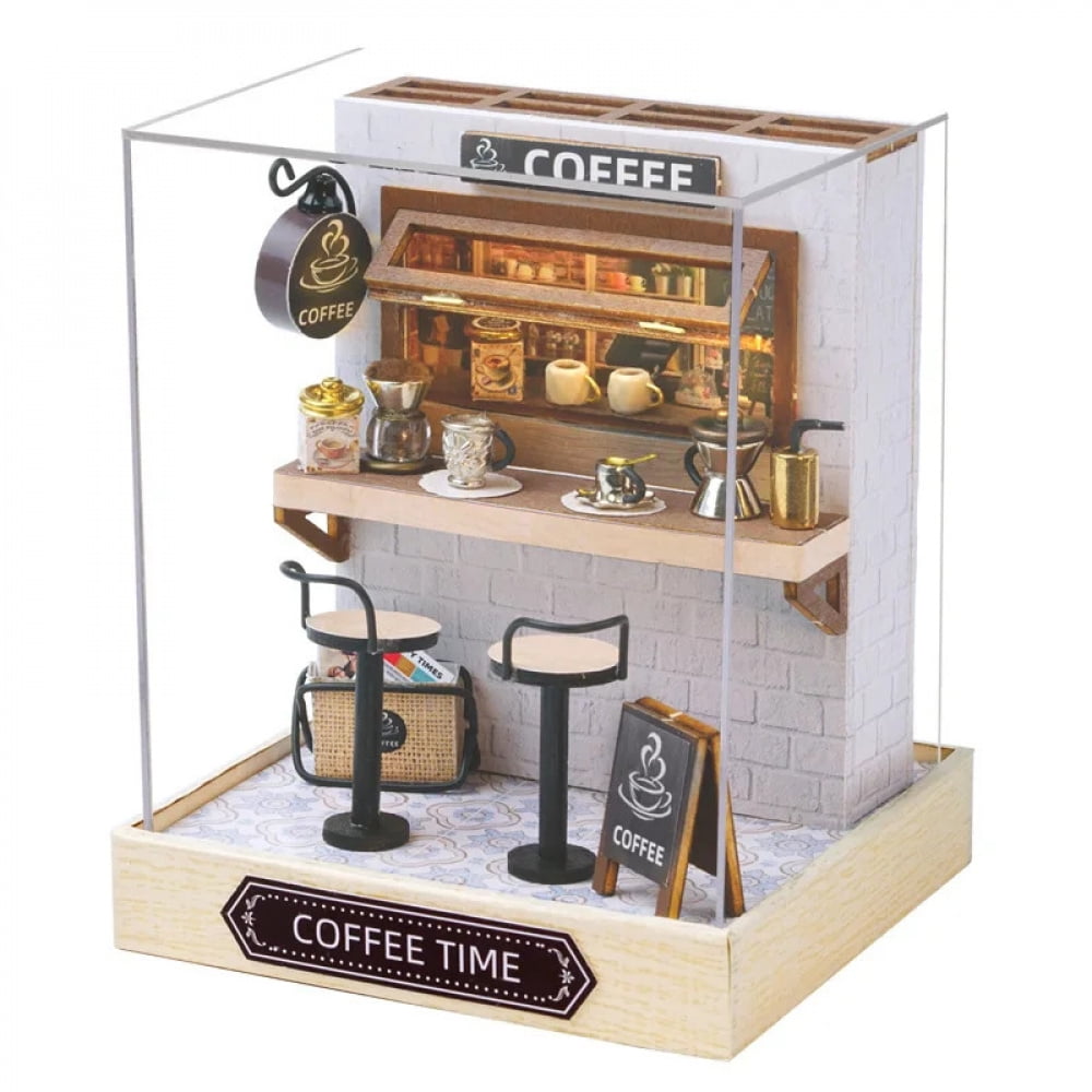 Mini Miniature Doll House DIY Small House Kit Making Room Toys Home ...