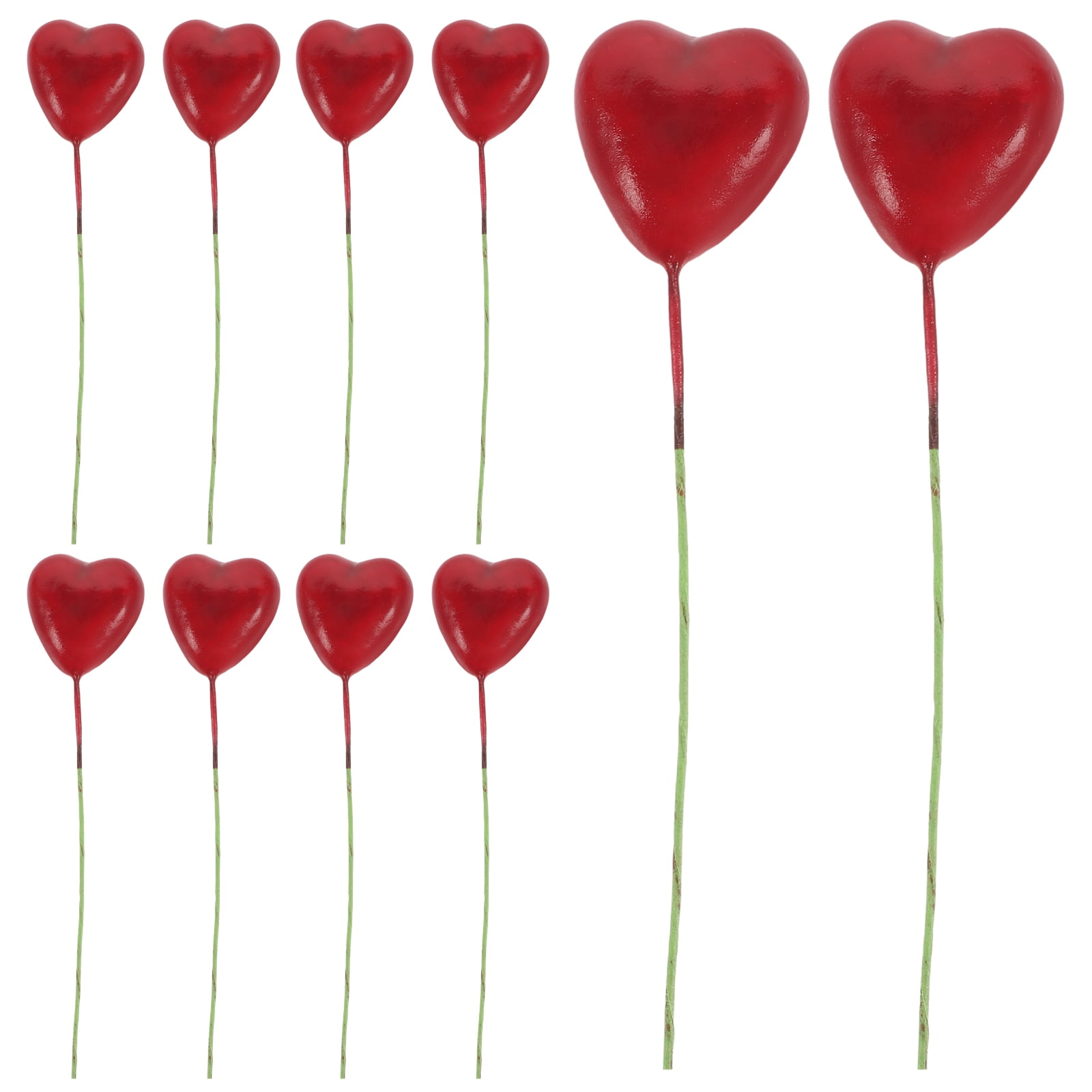 Miniature Red Plastic Foam Balloon Props for Decor Mini House Photo ...