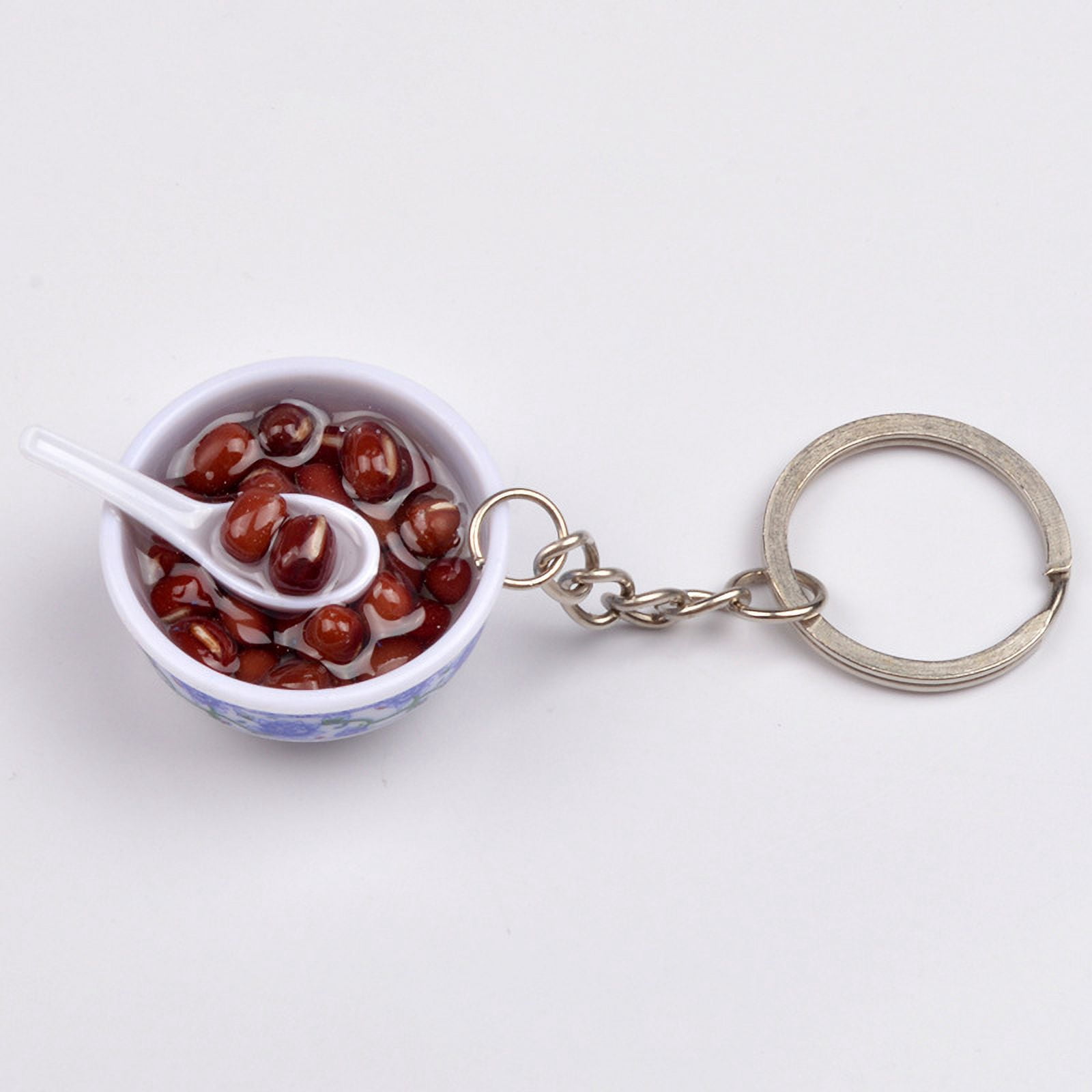Mini Miniature simulation 3cm blue and white porcelain bowl food model ...