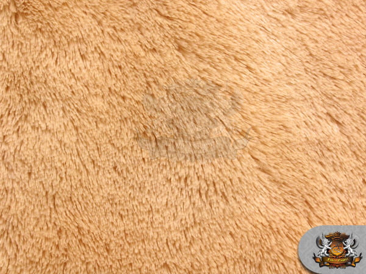 Mini Minky Shaggy CAMEL Fabric / 54" Wide / Sold by the yard - Walmart.com