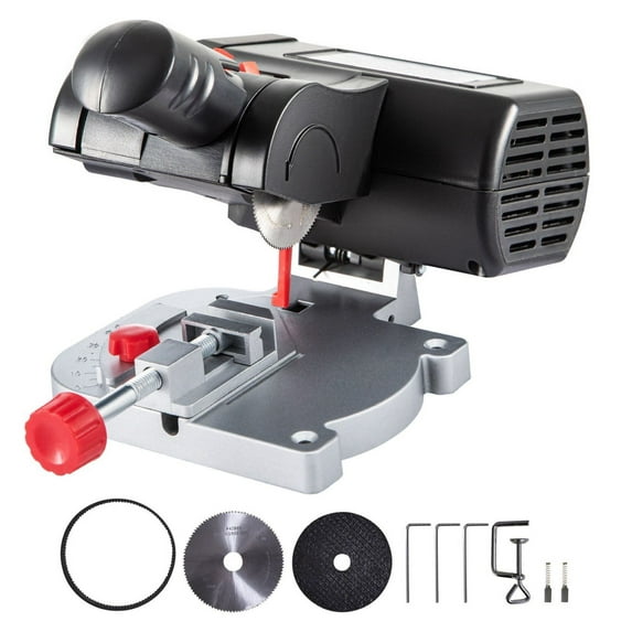 Mini Miter Saw, 2-5/16" Cut-Off Chop Saw with 2 Blades, 0-45 ...