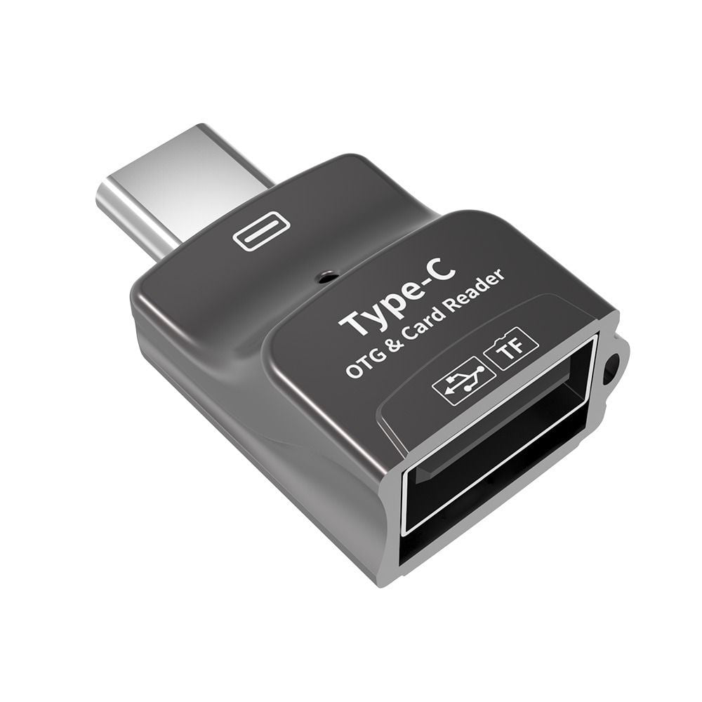 Mini Mobile Phone 2 in 1 Converter Memory Card Reader USB Type-C OTG ...