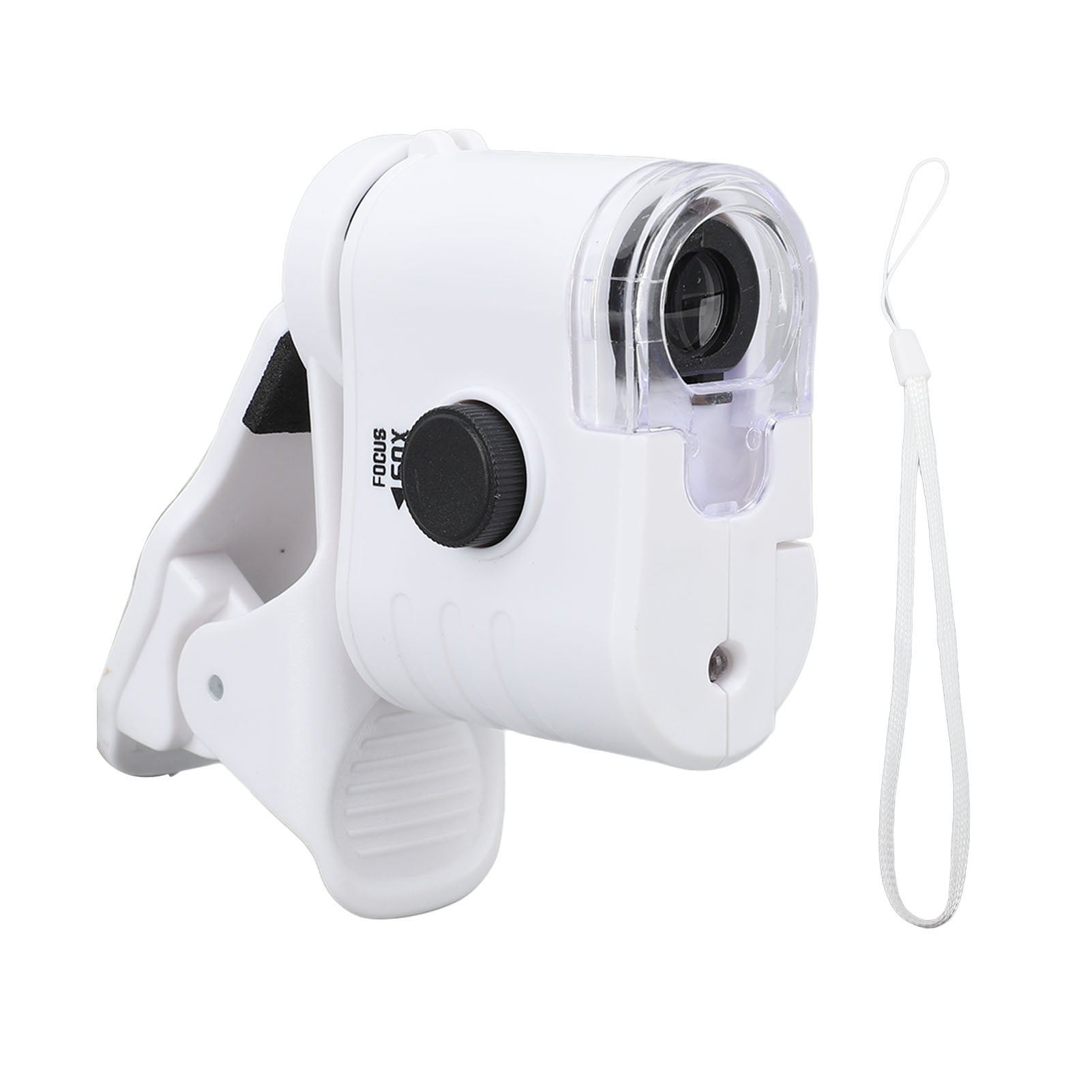 Mini Mobile Phone Microscope 60X Zoom Microscope Magnifying Glass LED ...