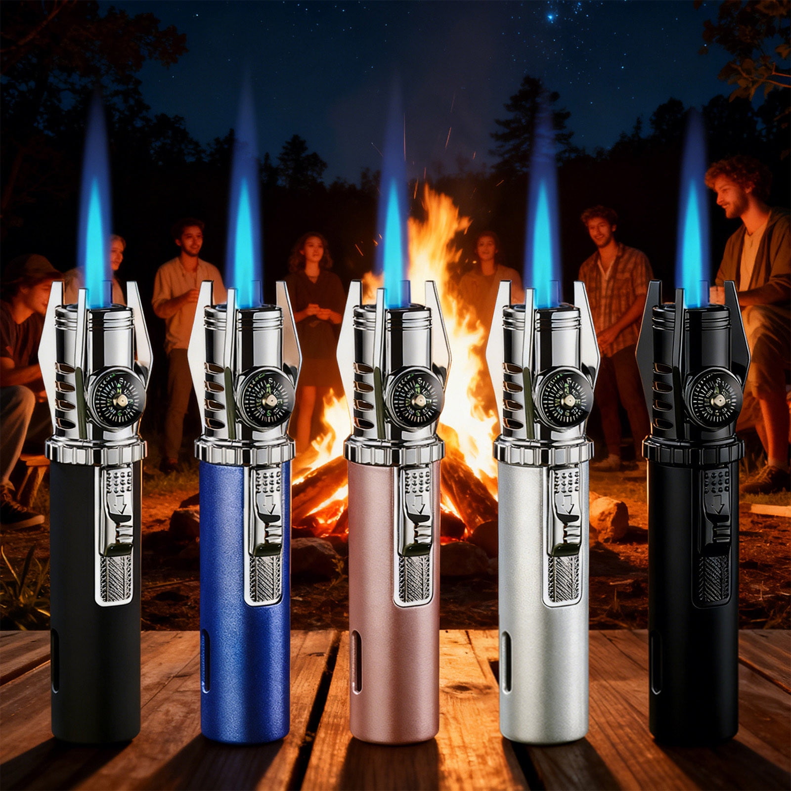 Mini Model Igniter Torch Lighter | Portable Metal Jet Flame Butane ...