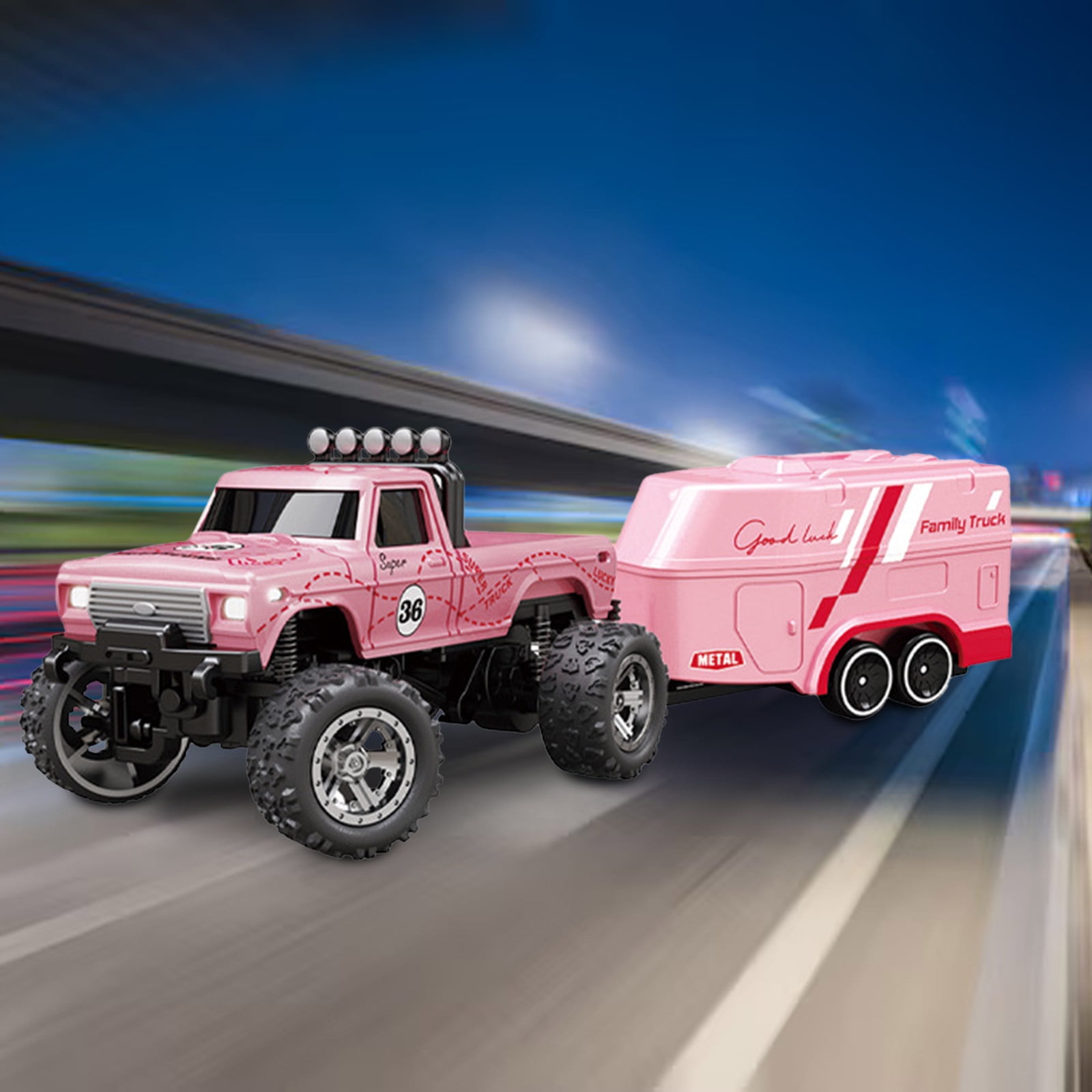 Mini Monster Truck, Mini Monster Truck 1:64 Scale Alloy, 2.4 Ghz Rc ...