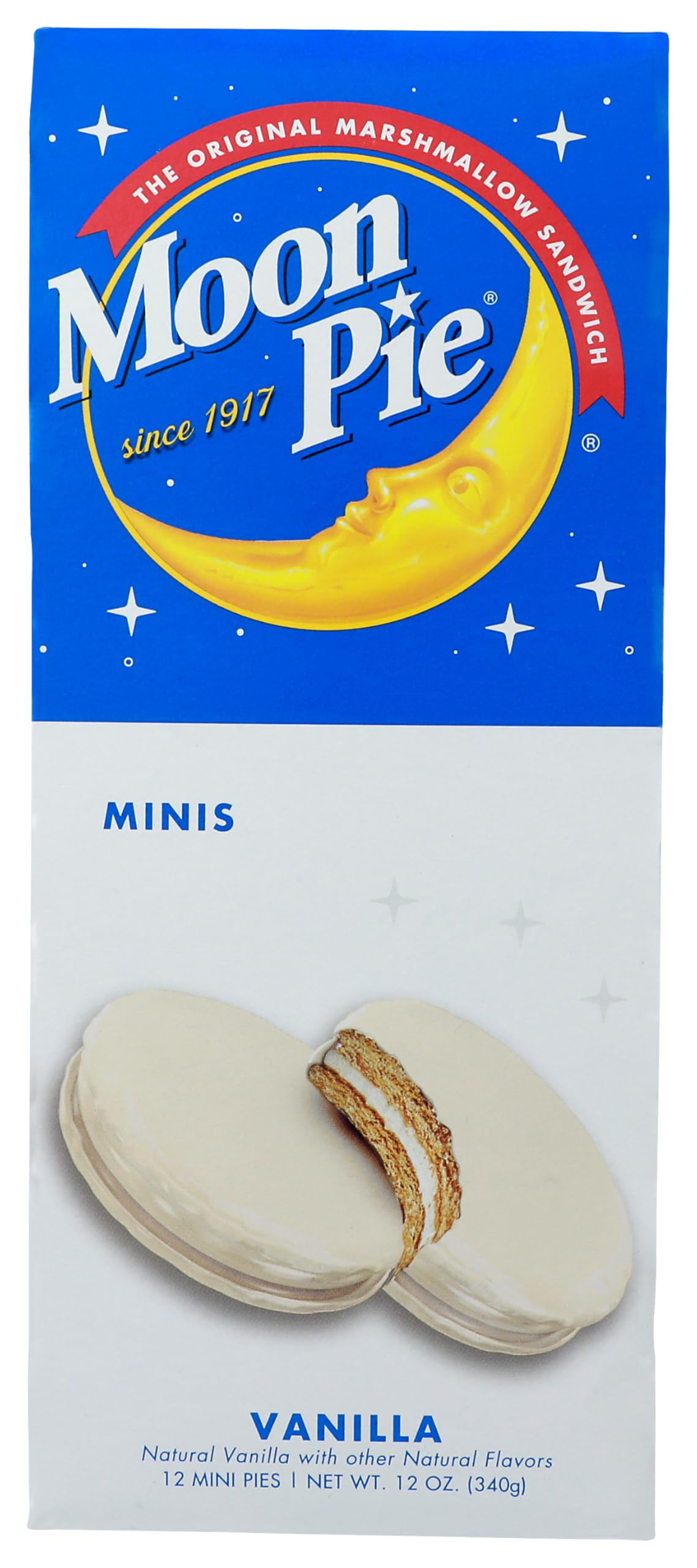 Mini Moon Pies 12ct KEF28 Box (Pack of 1) (Vanilla) - Walmart.com
