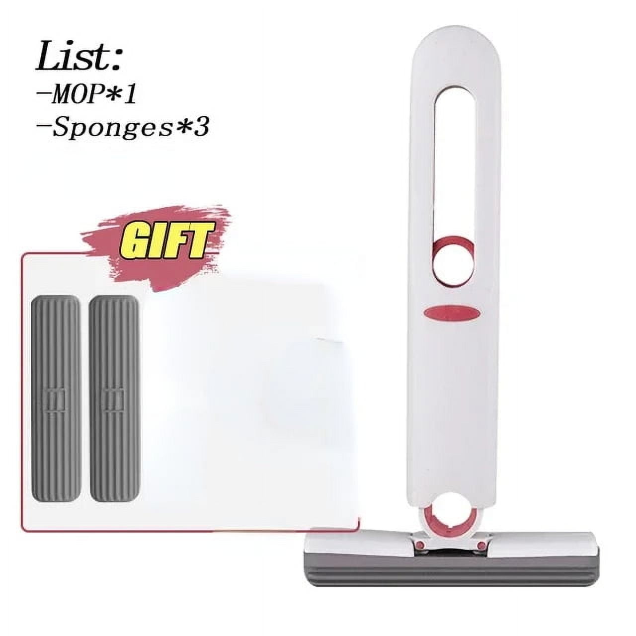 Mini Mop Powerful Squeeze Mini Mop Folding Cleaning Mops with Self ...