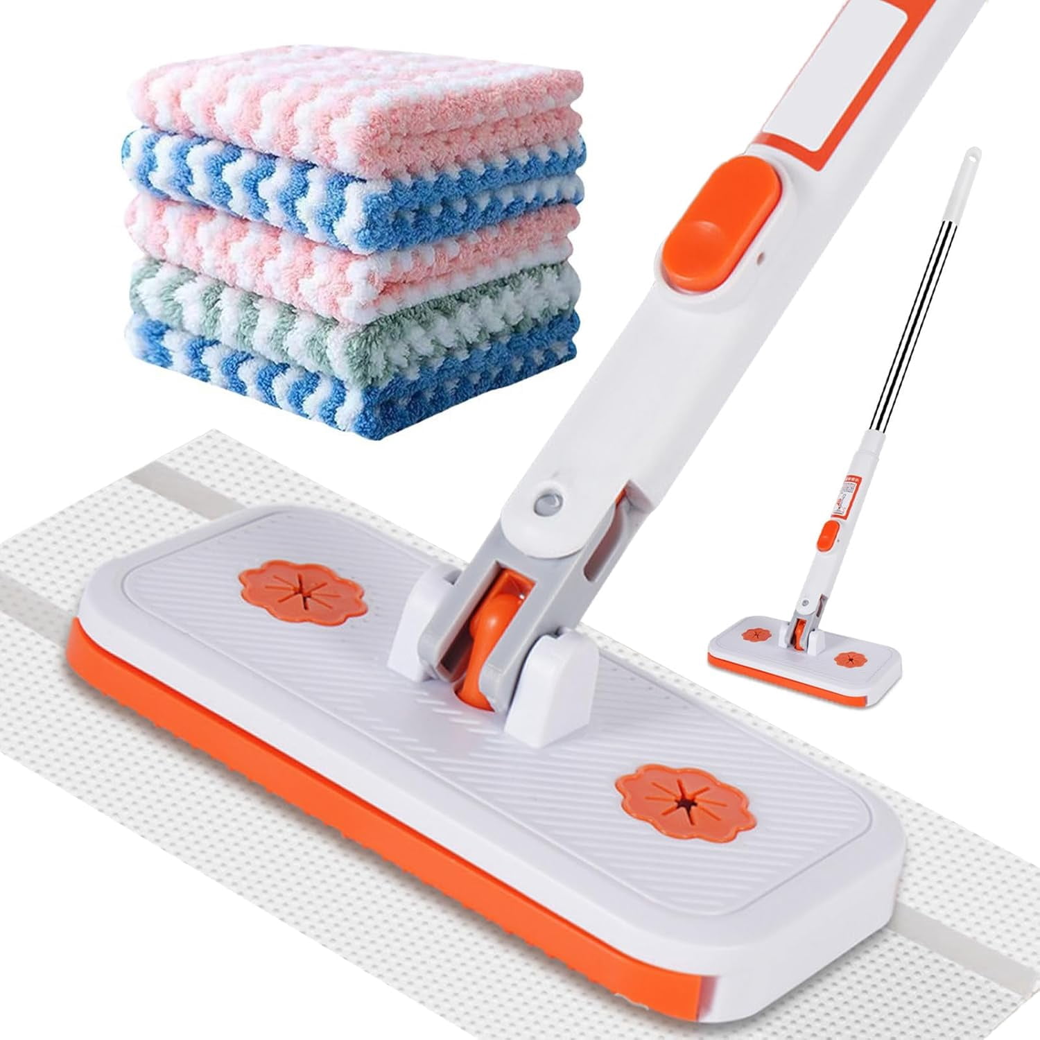 Mini Mop Set, 2026 New Convenient Cloth Changing Mini Mop, Gap Dust ...