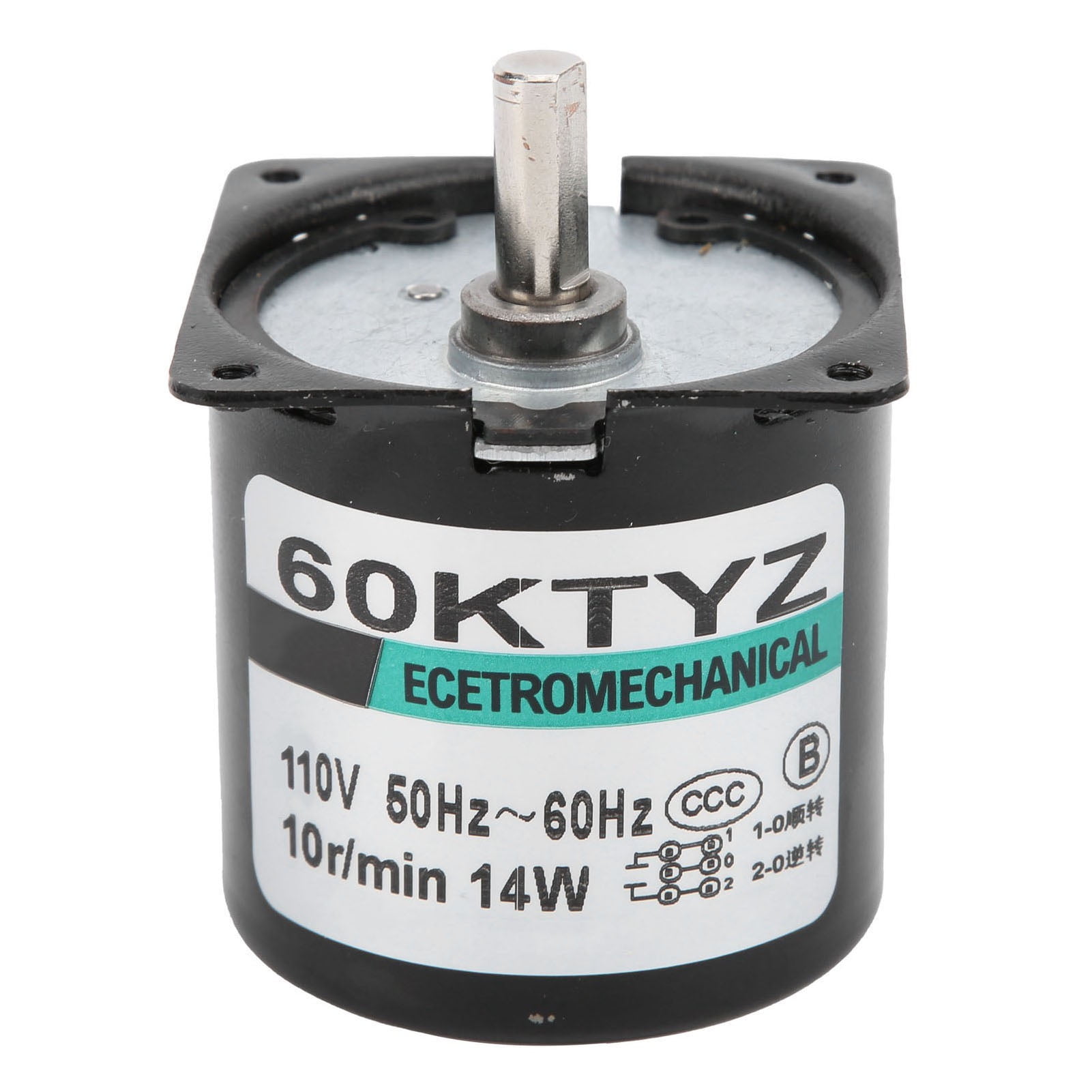 Mini Motor AC Synchronous Metal Gear Slow Speed Permanent Magnet DIY ...