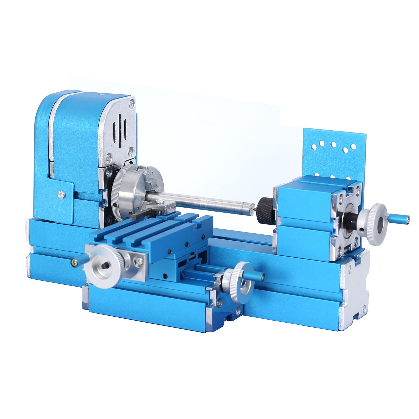 Mini Motorized Lathe Machine, 24W Metal Woodworking Tool for Model DIY ...