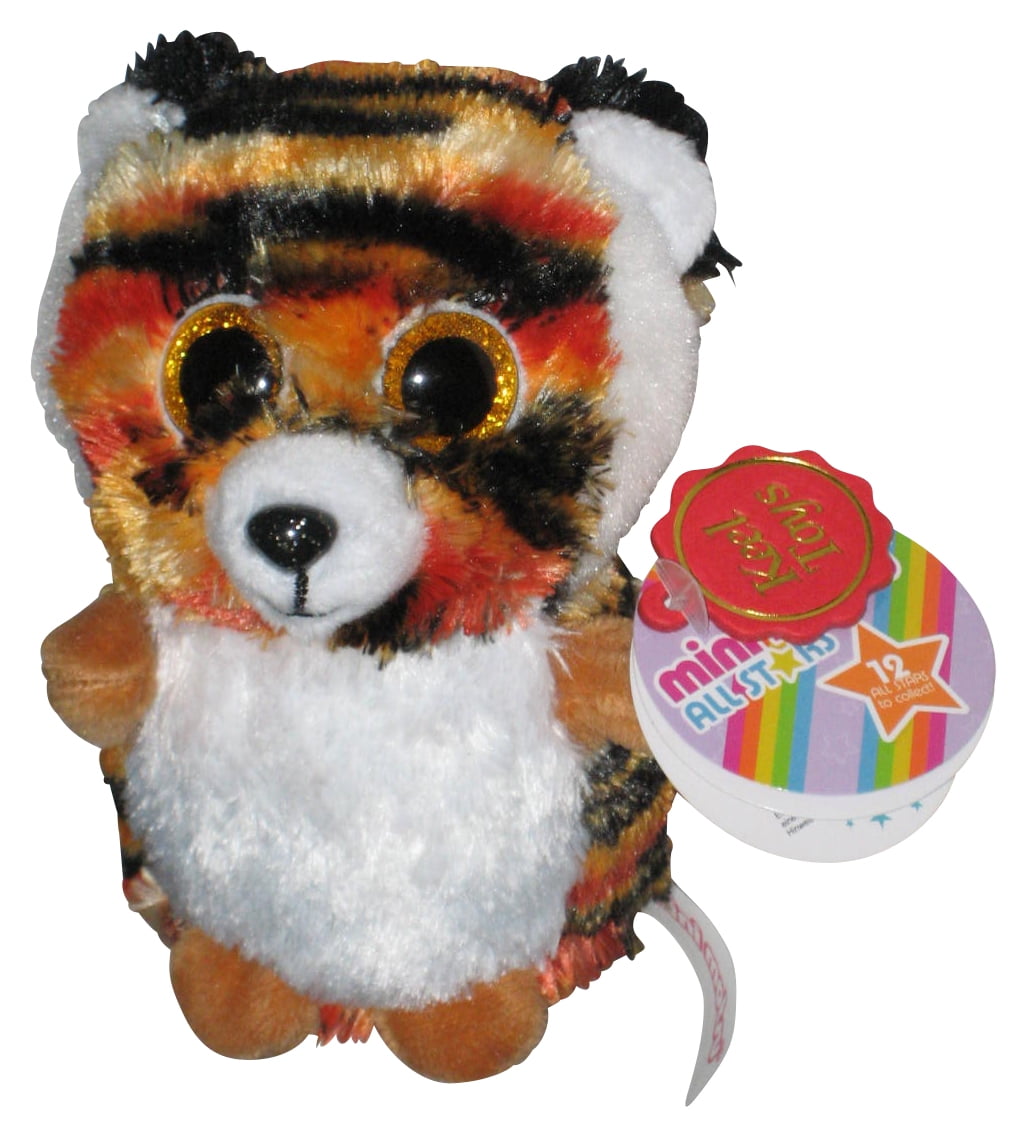 Mini Motsu All Stars Keel Toys Eden Tiger 4-Inch Bean Bag Plush ...