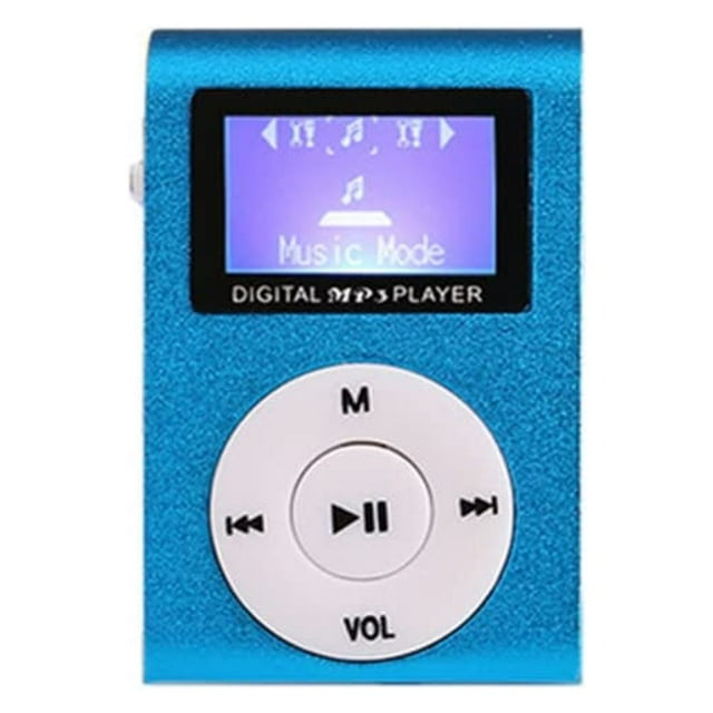 Mini Mp3 Player with Clip,Rechargeable Music Speaker with Earphone USB ...