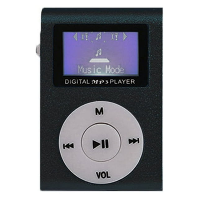 Mini Mp3 Player with Clip,Rechargeable Music Speaker with Earphone USB ...