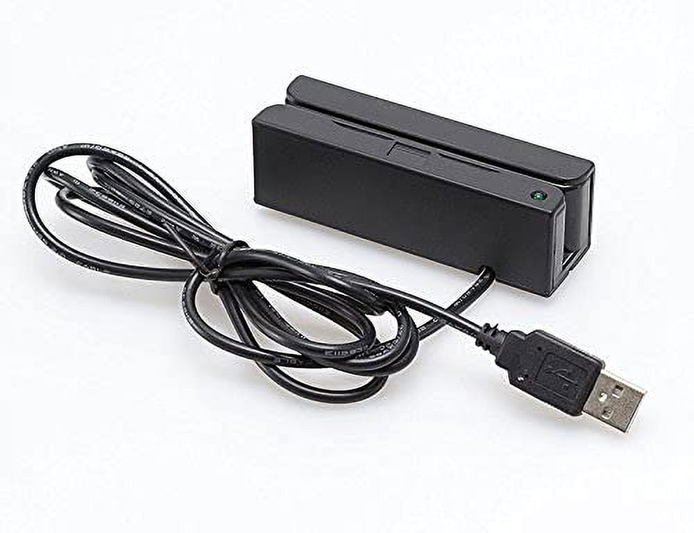 Mini Msr100 Swipe Magnetic Credit Card Reader 3 Tracks Hi/Lo Data ...