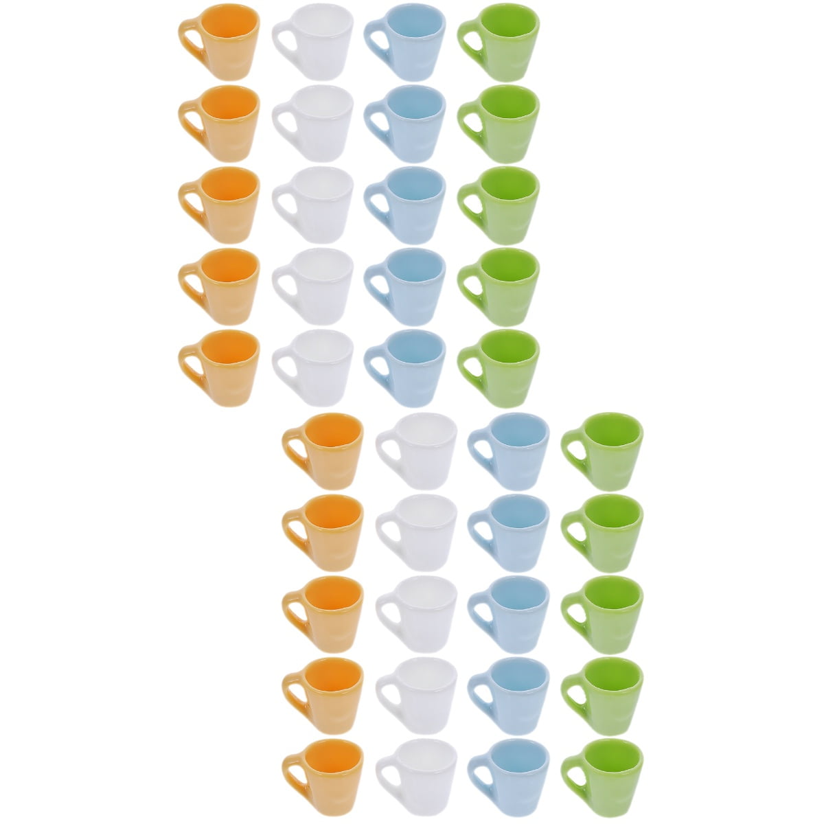 Mini Mugs 40 Pcs Cup Toy Room Espresso Small Coffee Cups Ornaments ...