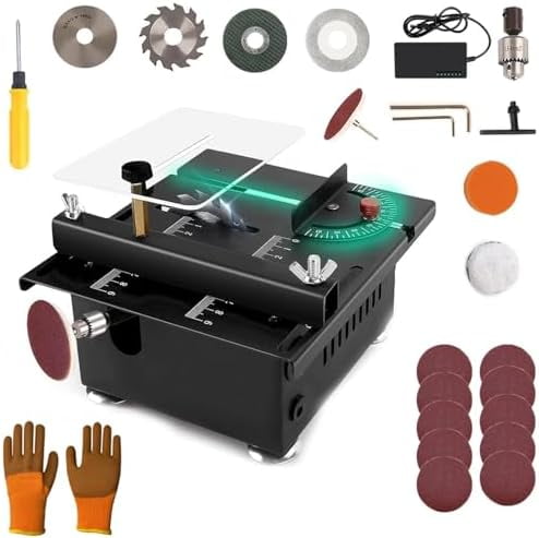 Mini Multi-Functional Table Saw, Portable Mini Table Saw for Crafts ...