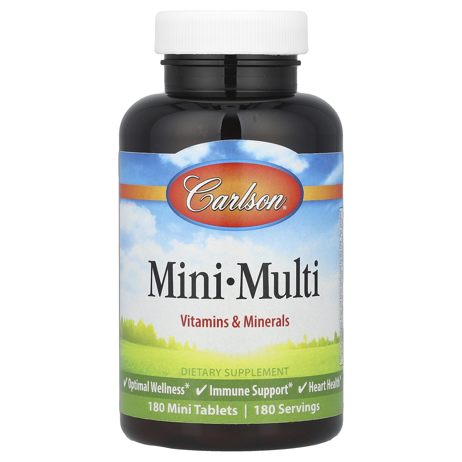 Carlson Complete Multivitamin, Mini-Multiple Vitamins & Minerals, 180 ...