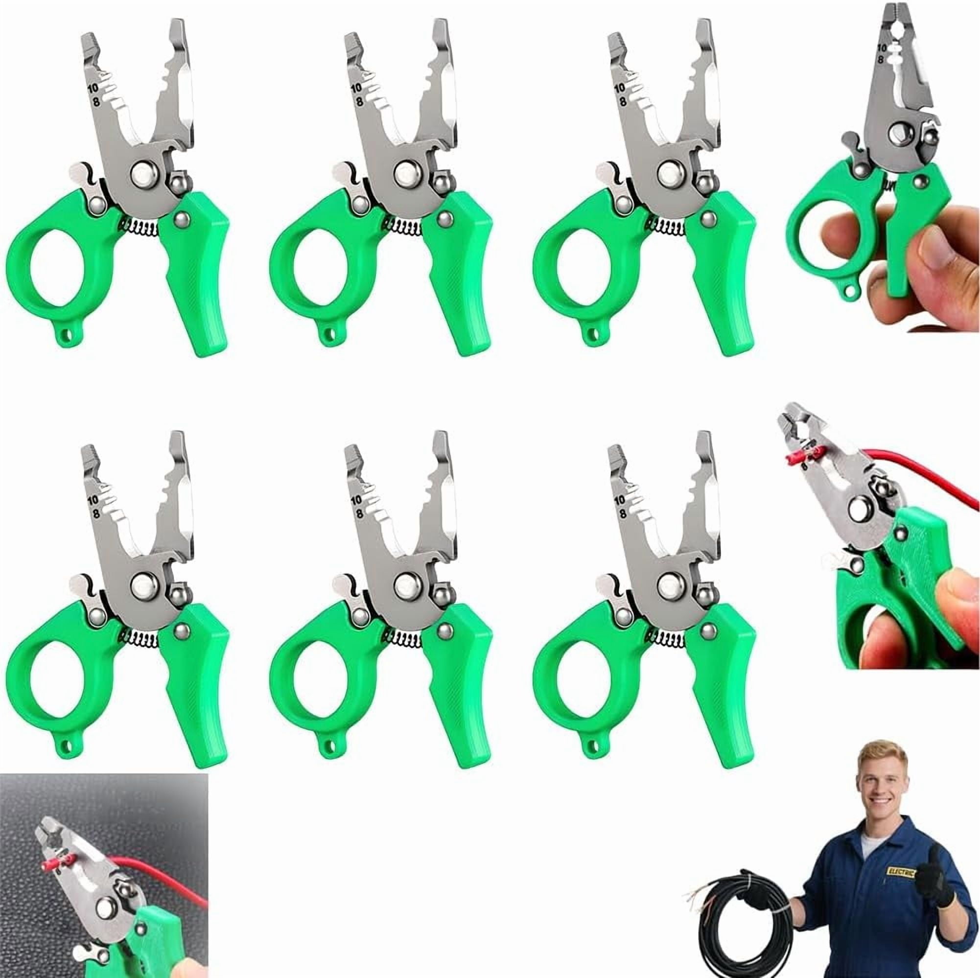 Mini Multi-tool Wire Stripper, 8-Inch Wire Stripper/Wires Crimping Tool ...