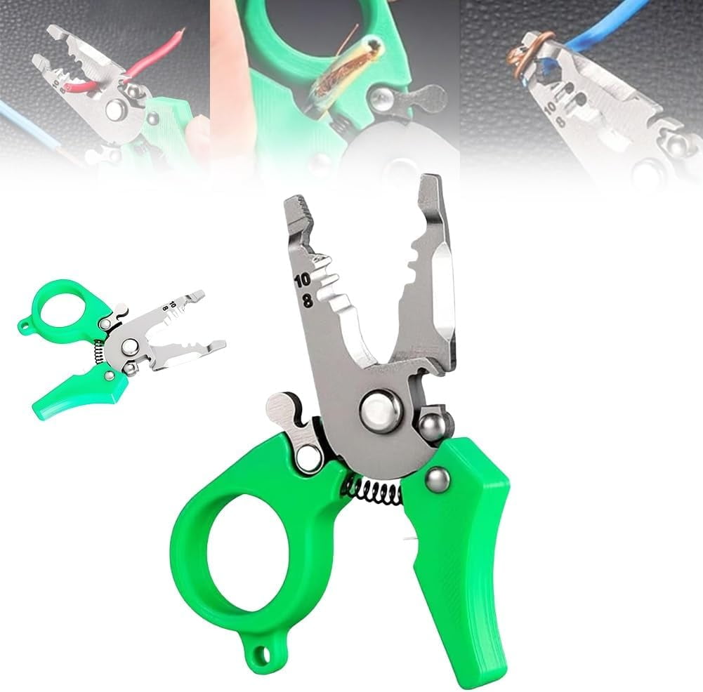 Mini Multi-tool Wire Stripper, Portable 12-in-1 Electrician Multi-tool ...