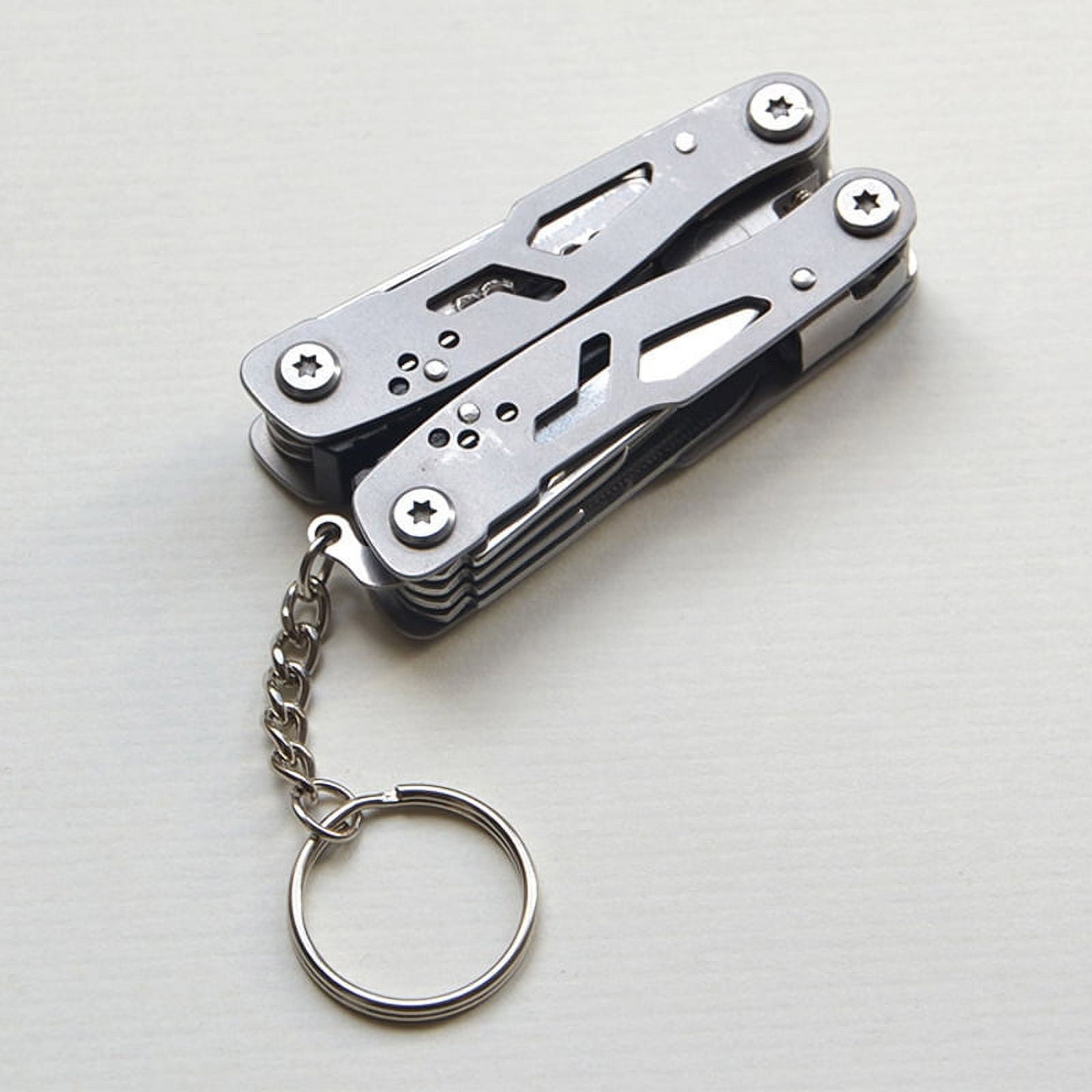 Mini Multifunctional Plier Foldable 14 in 1 Stainless Steel Portable ...