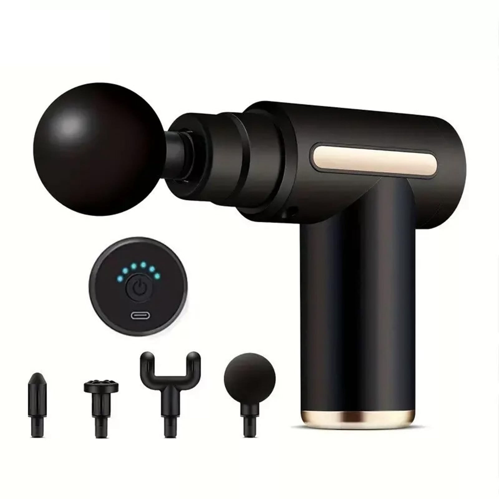 Mini Muscle Massage Gun Handheld Deep Tissue Massage Electric Quiet ...