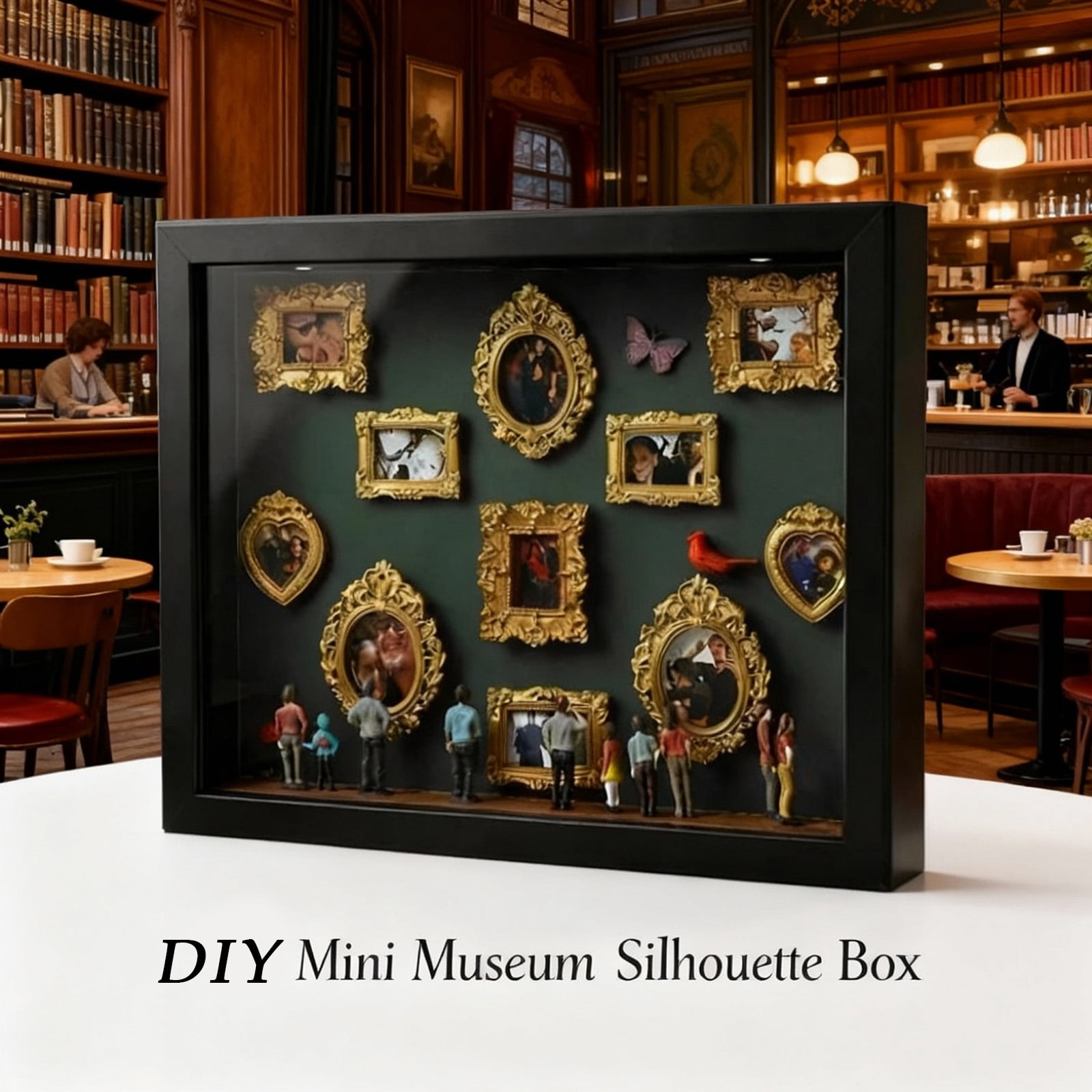Mini Museum of Us,Diy Mini Museum Silhouette Box,Personalized of Us ...