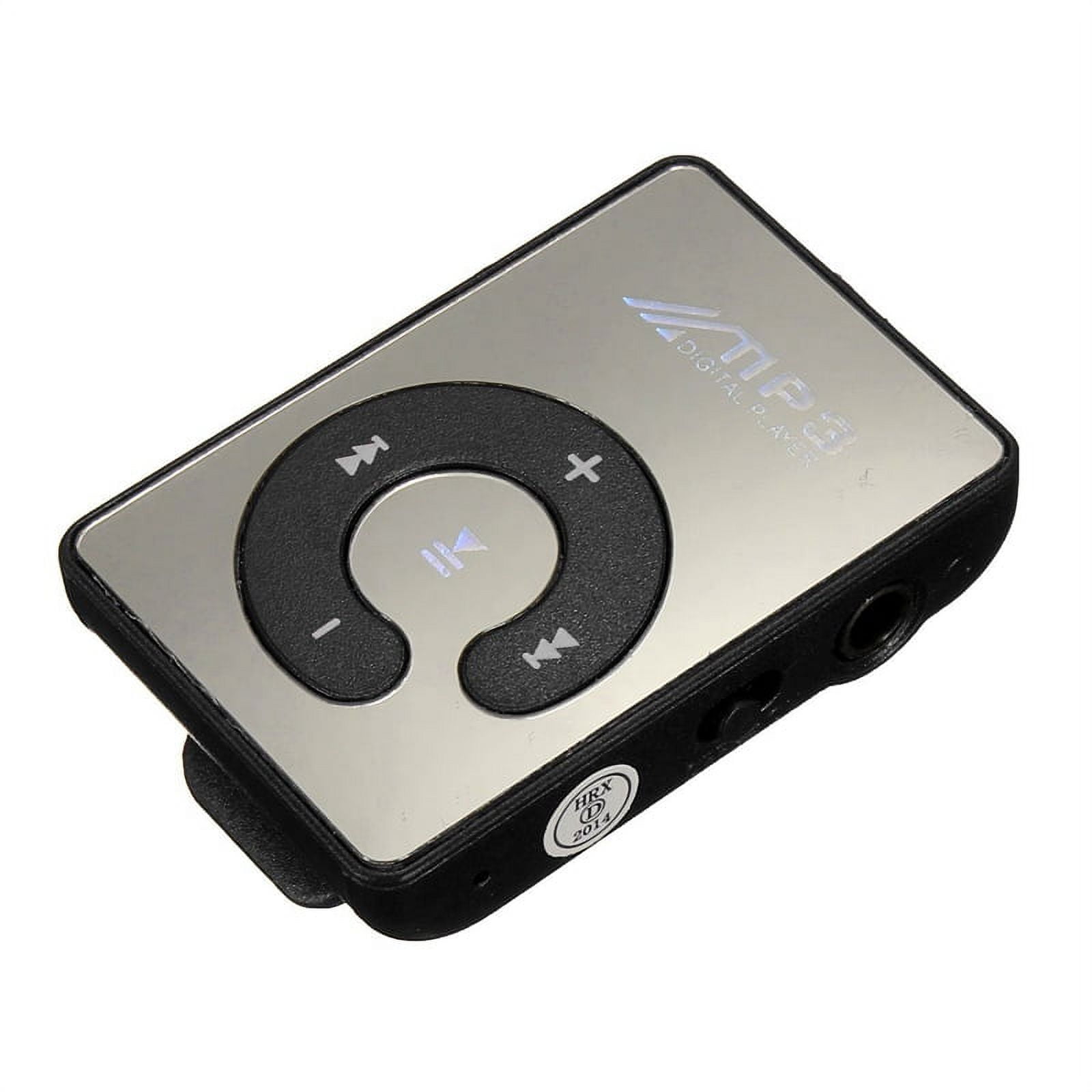 Mini Music MP3 Player with USB Cable with Headphones Black - Walmart.com