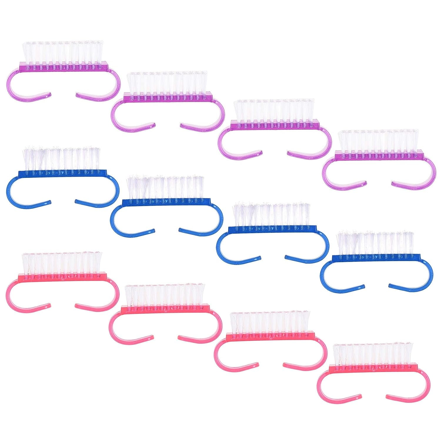 Mini Nail Brush Scrub Cleaning Pedicure Brushes for Toes and Nails Art ...