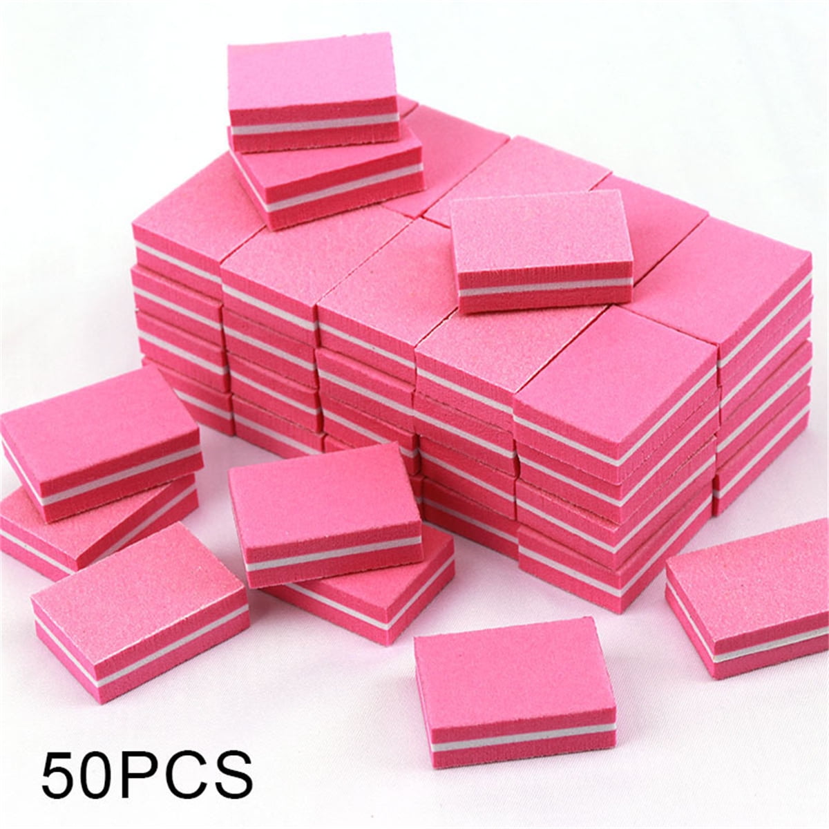 Mini Nail Buffers,50 Pcs 100/180 Nail File,Nail Polishing Buffer for ...