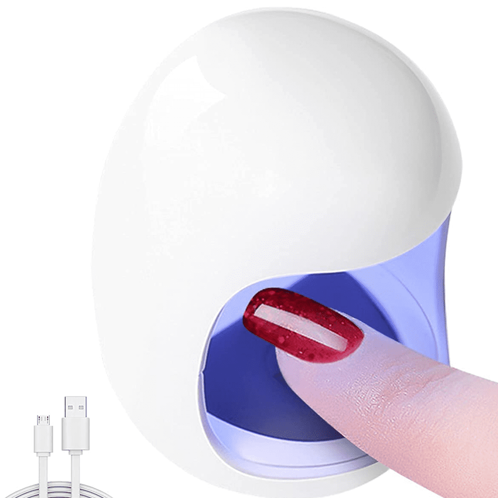 Mini Nail Phototherapy Lamp, Cute Egg Uv Gel Nail Lamp, Usb Mini Nail ...