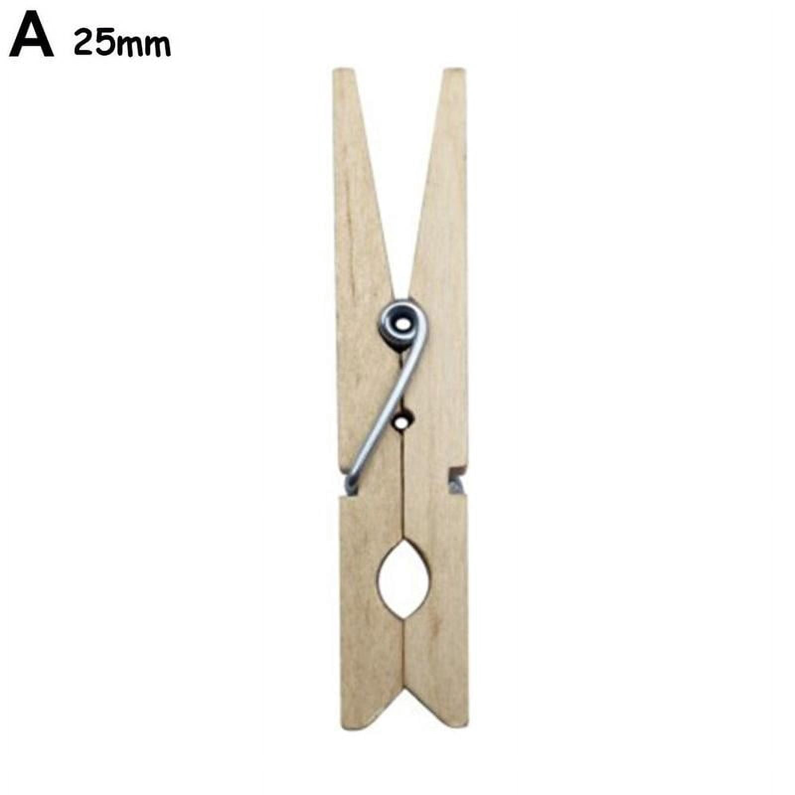 Mini Natural Wooden Clothe Photo Paper Peg Clothespin Craft DIY Clips ...