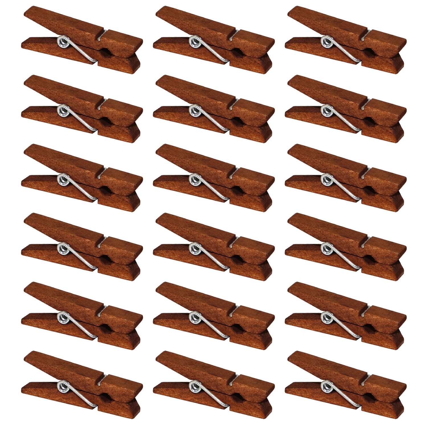 Mini Natural Wooden Clothespins, 60pcs, 1.4 Inch Photo Paper Peg Pin ...