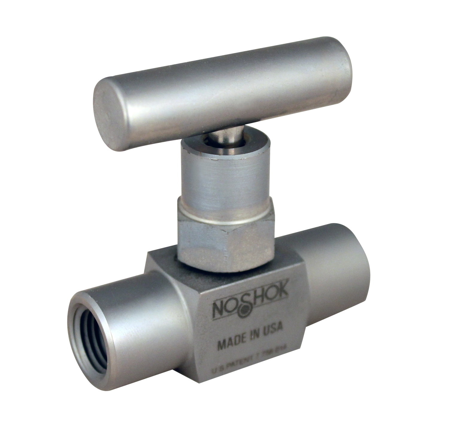 Mini Needle Valve, 1/4 inch NPT Female, 10000 PSI, Extended Design, 0. ...